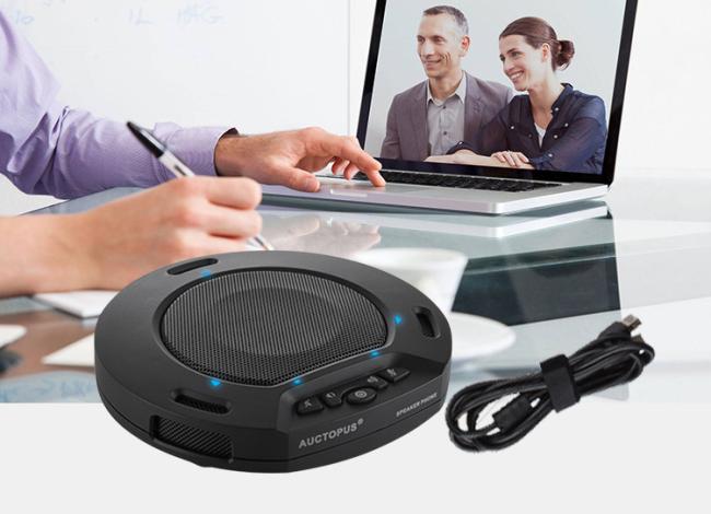 USB Conference Microphone Speaker Omnidirectional Echo Mic