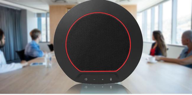 SQ-M5W conference microphone 5 meters long distance pickup, 360 degree high coverage, full duplex echo cancellation