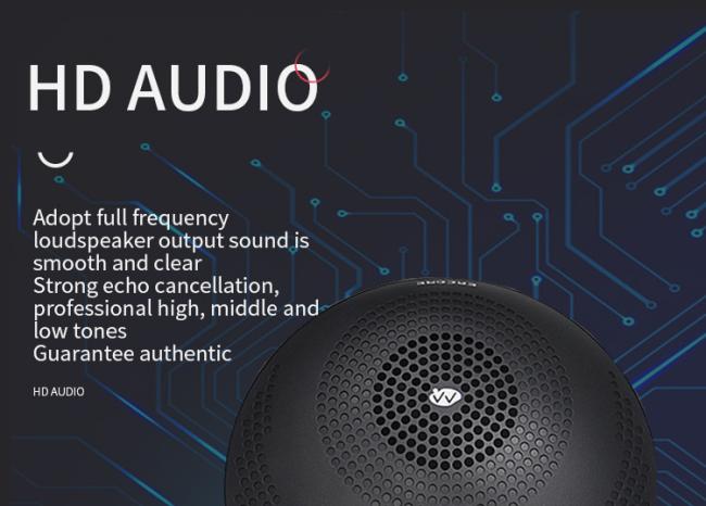 SQ-M13U 2.4G wireless omnidirectional conference microphone, 360-degree pickup, high-definition audio, and noise reduction