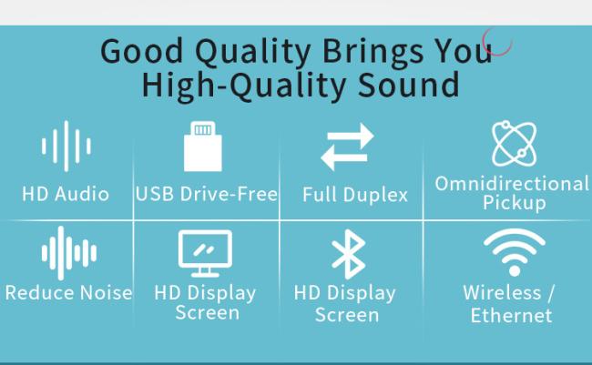 SQ-M2300 High-definition audio conference microphone, all-round pickup