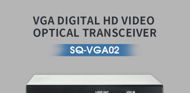 SQ-VGA02 VGA digital optical high-definition video terminal fiber long-distance transmission anti-interference