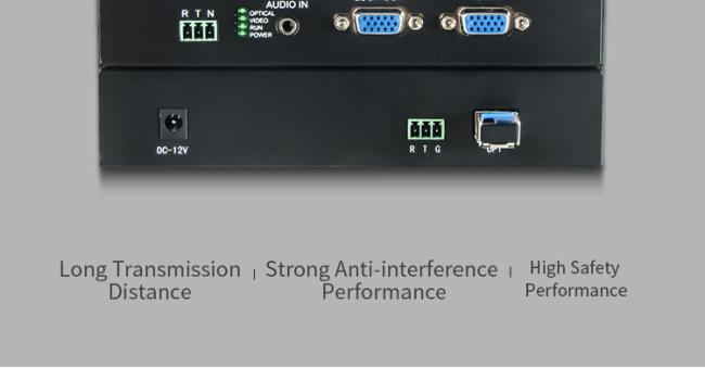 SQ-VGA02 VGA digital optical high-definition video terminal fiber long-distance transmission anti-interference