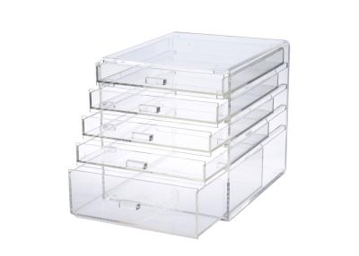 China Acrylic storage box   Acrylic storage holder acrylic drawer clear acrylic box acrylic storage bins for sale