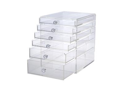 China Acrylic storage box   Acrylic storage holder acrylic drawer clear acrylic box acrylic storage bins for sale