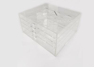 China Acrylic display Acrylic box Custom Acrylic case  make up holder cosmetics holder for sale