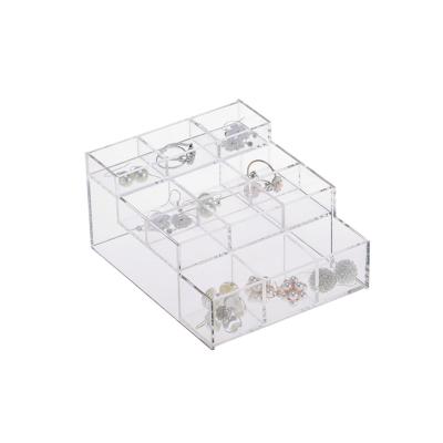 China Make up holder   make up  storage  cosmetics holder clear acrylic box make up box for sale