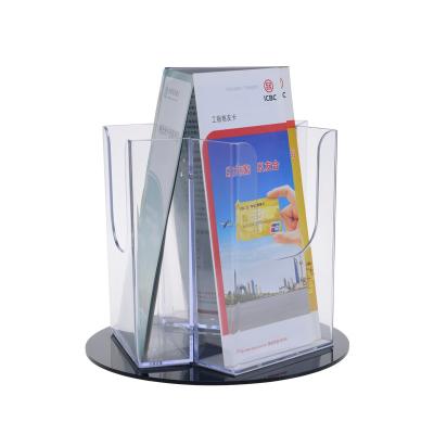 China Brochure holder   make up holder  cosmetics holder clear acrylic box make up box for sale