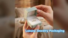 Custom Logo Mint Green Linen Jewelry Boxes