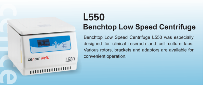Cence L550 Centrifuge front view