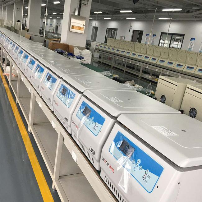 L550 Centrifuge rotor view