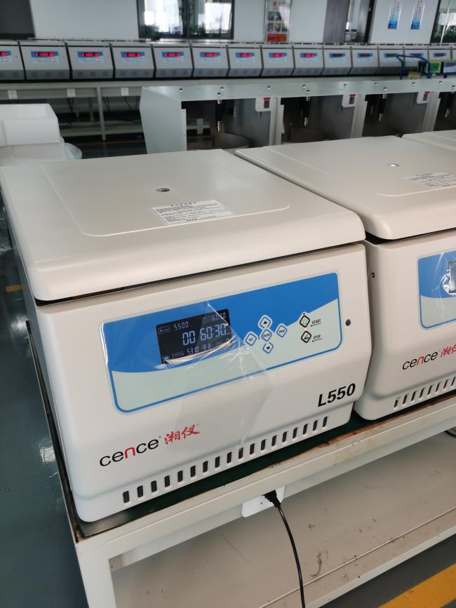 Cence L550 Centrifuge control panel