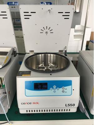 China Tischplatte langsame große Kapazitäts-Zentrifuge L550 Unrefrigereted zu verkaufen