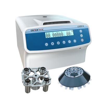 China Langsame Zentrifuge des Laborl500-a 5000rpm mit Schwingen-Rotor-Winkel-Rotor zu verkaufen
