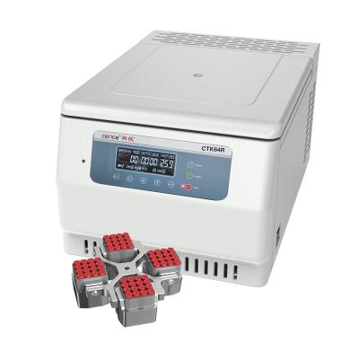 中国 CTK64Rの実験室の遠心分離機は64の13mmx75mm/100mmの管のために冷えた 販売のため