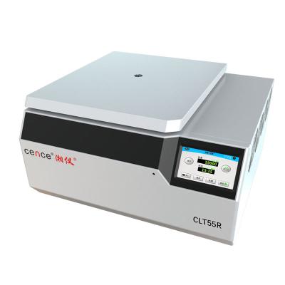 中国 40x15ml アングルローターと 4000rpm スイングローターを備えた Cence 冷蔵遠心分離機 CLT55R 販売のため