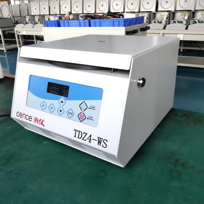 중국 클리닉 원심분리기 TDZ4-WS 앵글 로터 24x10ml, 18x10ml, 12x20ml 및 4x50ml 판매용