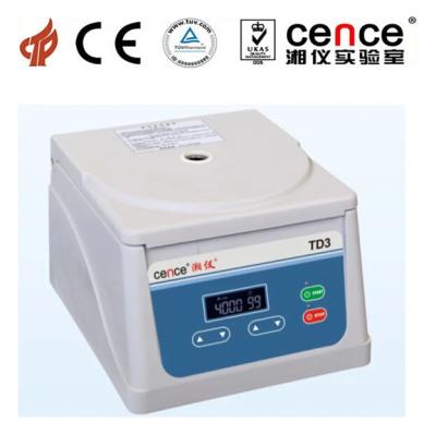 China TD3 Tabletop Low Speed Centrifuge Machine for Plasma Extractor for sale