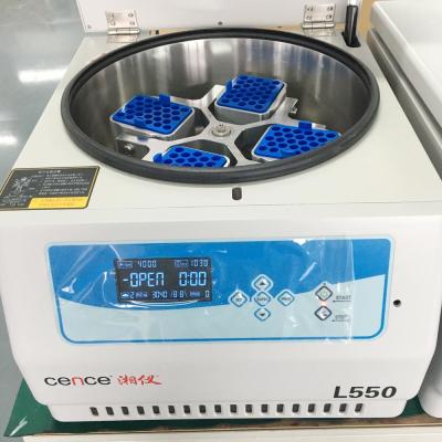 China L550 Cence Laboratory Centrifuge Machine 5310xg Max RCF 4x500ml Capacity Low Noise <65dB(A) Tabletop Low Speed Centrifuge for sale