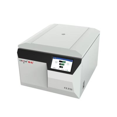 China CLT55 4x750ml Swing Bucket Centrifuge with 5951xg Max RCF Low Noise Level and Metal Construction for sale