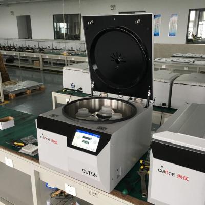 China New Model CLT55R Tabletop Low Speed Centrifuge with 5500r/min Max Speed 5951xg RCF and 4x750ml Large Capacity for sale