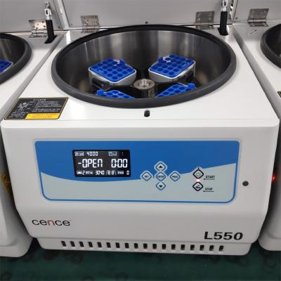 China CENCE L550 Tabletop Low Speed Centrifuge for Oil Extraction with 5500r/min Speed and 5310xg RCF for sale