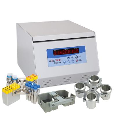 China TDZ5-WS Tabletop Low Speed Centrifuge with 5000rpm Max Speed 4x250ml Capacity and 4390xg RCF for Clinical Laboratory Use for sale