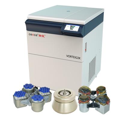 China VÓRTICE refrigerado 22K 22000rpm 4x750ml de la máquina de la centrifugadora de la capacidad grande en venta