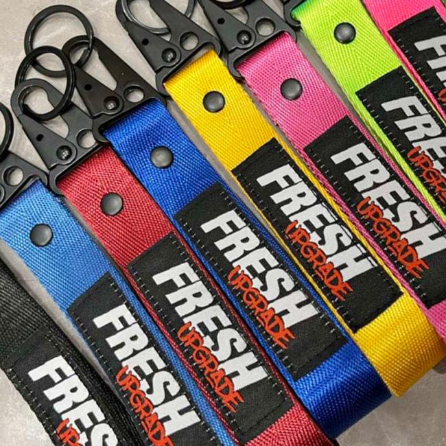 Custom cellphone lanyard product display