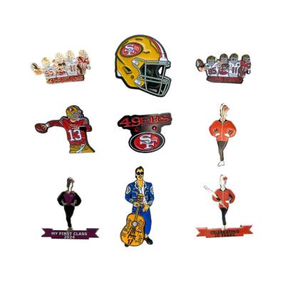 China Factory Customize Your Personalized Logo Metal Crafts Soft Enamel Clothes Pin for sale