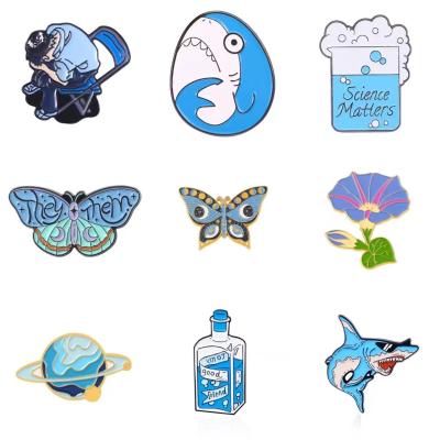 중국 브랜딩용 1.5인치 소프트 에나멜 옷깃 핀 판매용