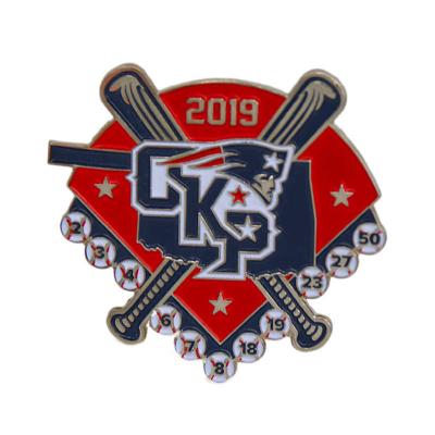 China Factory Suppliers Custom Logo Baseball Hat Pins Emblem Hard Soft Enamel Pins For Clothes Hat for sale