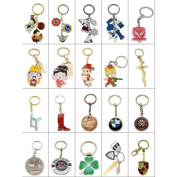 Quality Custom Metal Rubber Key Chain Health Positive Reminder Hard Enamel Keychain for sale