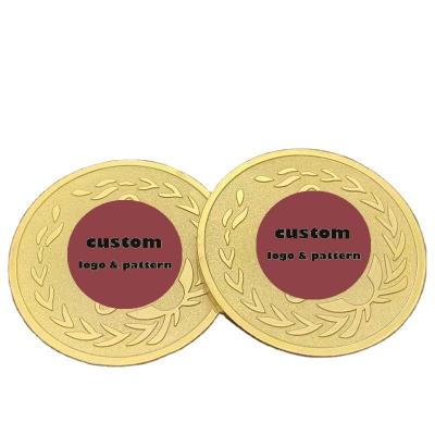Cina Disegno gratuito di alta qualità collezionabile metallo artigianato doppia moneta bianca su misura souvenir regalo sfida moneta d'oro in vendita