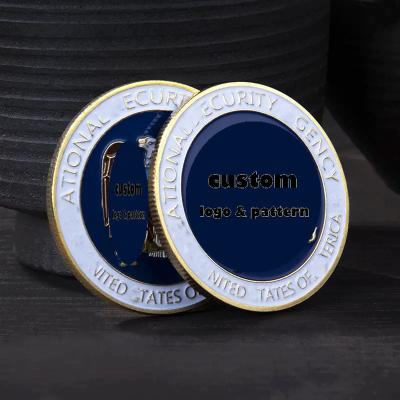 China Round Custom Bronze Coins Customized Size Personalized Gold Coins for sale