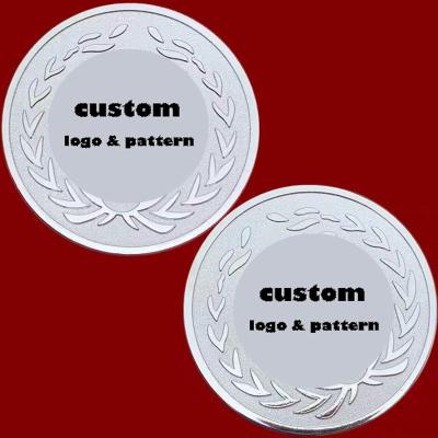 China Custom Wholesale Silver Brass Copper Zinc Alloy Blank Challenge gold Coins For Engraving for sale