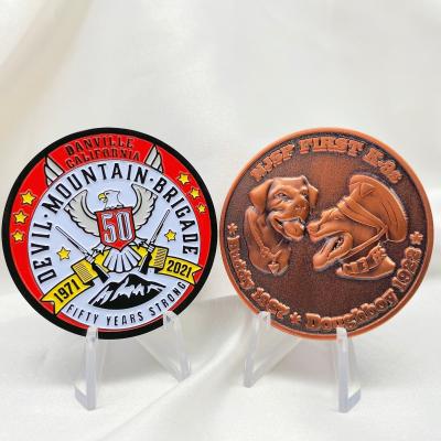 China Precio Personalizar Tamaño Color Moneda Cobre Latón aleación de zinc Hierro Desafío de oro Moneda para láser en venta