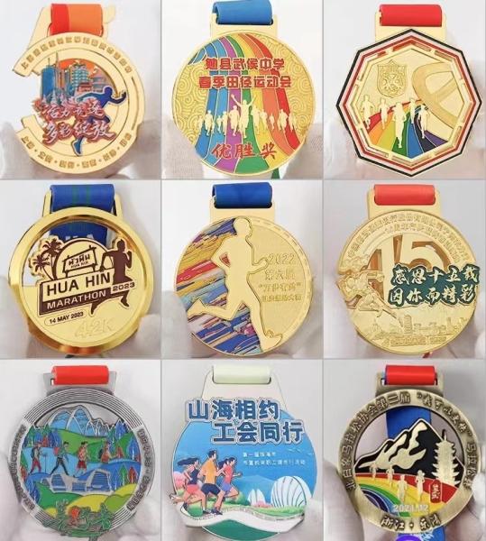 Quality wholesale custom metal medal promotional sports medal for sale