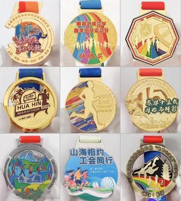 China Ironman Round Custom Medals Decoration Custom Die Cast Medals for sale