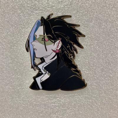 China Blue Offset Printing Personalized Lapel Pins  3D Company Logo Pins for sale