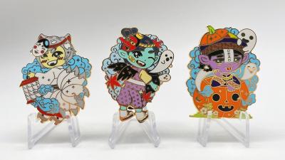 China Round Metal Pins For Clothes Enamel Pin Badges Customized Metal Pins For Clothes for sale