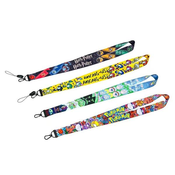 Quality Wrist Lanyard Woven Embroidered Logo Fabric Strap Tag Keyring Nylon Polyester for sale