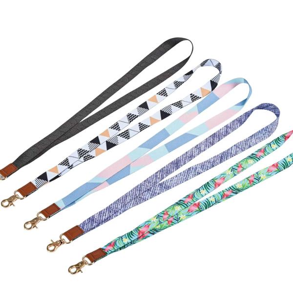 Quality Custom Nylon Polyester Personalised Laynards Print Keychain Neck Strap Medal for sale