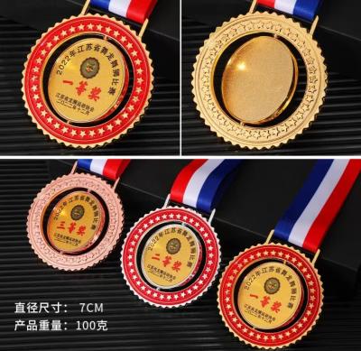 China Medaillen Hersteller Großhandelsdesign Zinklegierung Metall 3D Gold Preis Sportmedaillen Sportmedaille zu verkaufen