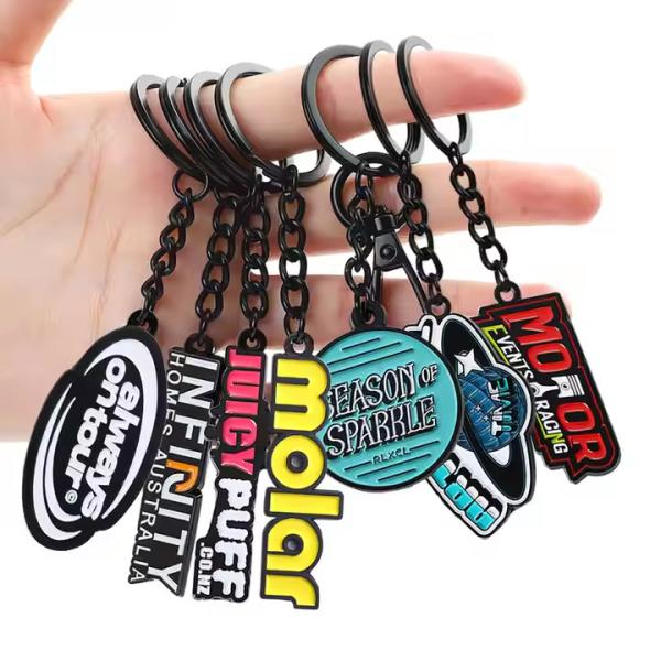 Quality 3d Logo Letters Custom Key Chain Hard Soft Key Rings Personalised for sale