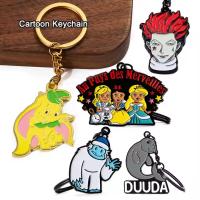 Quality Keychain China Supplier Wholesale Custom Shape Souvenir Custom Made Enamel Round Shapesd Metal Keychain for sale