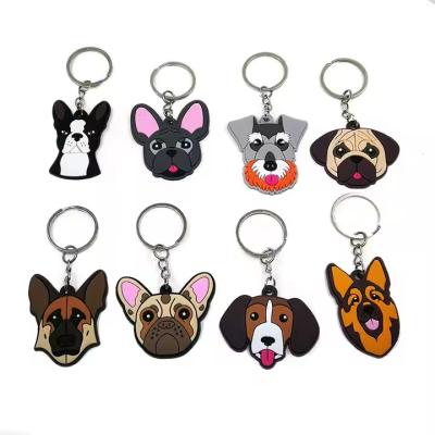 China Großhandel Motorräder Cartoon Tiere Benutzerdefinierte Gummi 2D Weich-PVC Design Schlüsselanhänger Benutzerdefinierter Anime Schlüsselanhänger Schlüsselanhänger Via DHL/Fedex zu verkaufen