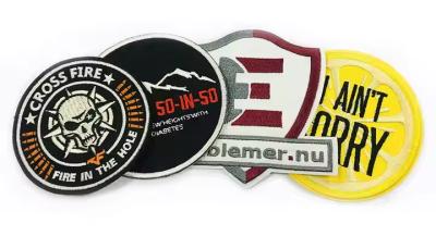 China Hot Selling Custom 100% Embroidered Embroidery Patches Sew Iron on for Clothing for sale
