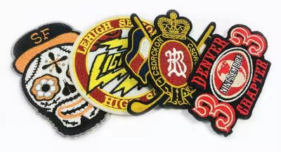 China Hot Selling Custom 100% Embroidered Embroidery Patches Sew Iron on for Clothing for sale