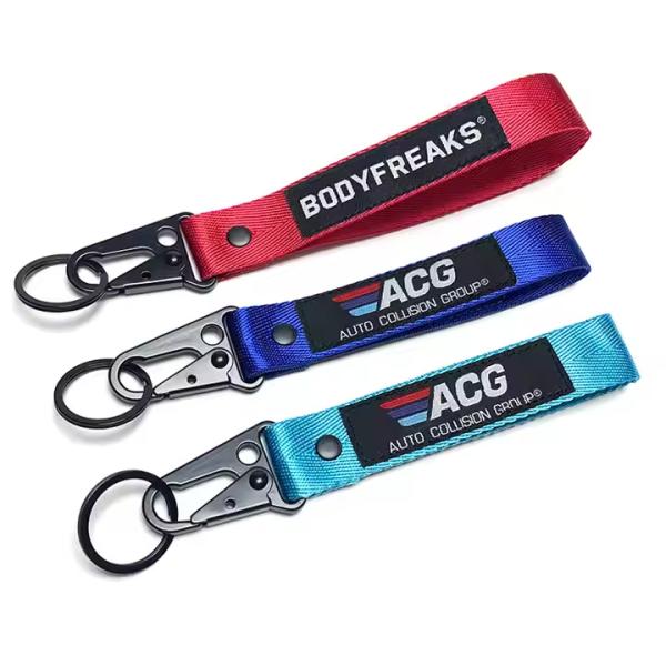 Quality Customized Key Lanyard Nylon Personalized Creative Car Keyring Lanyard Polyester for sale