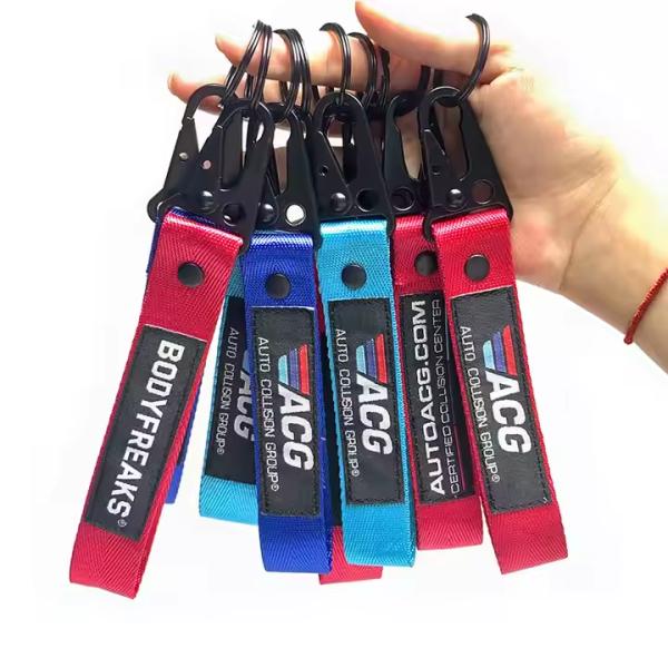 Quality Customized Key Lanyard Nylon Personalized Creative Car Keyring Lanyard Polyester for sale
